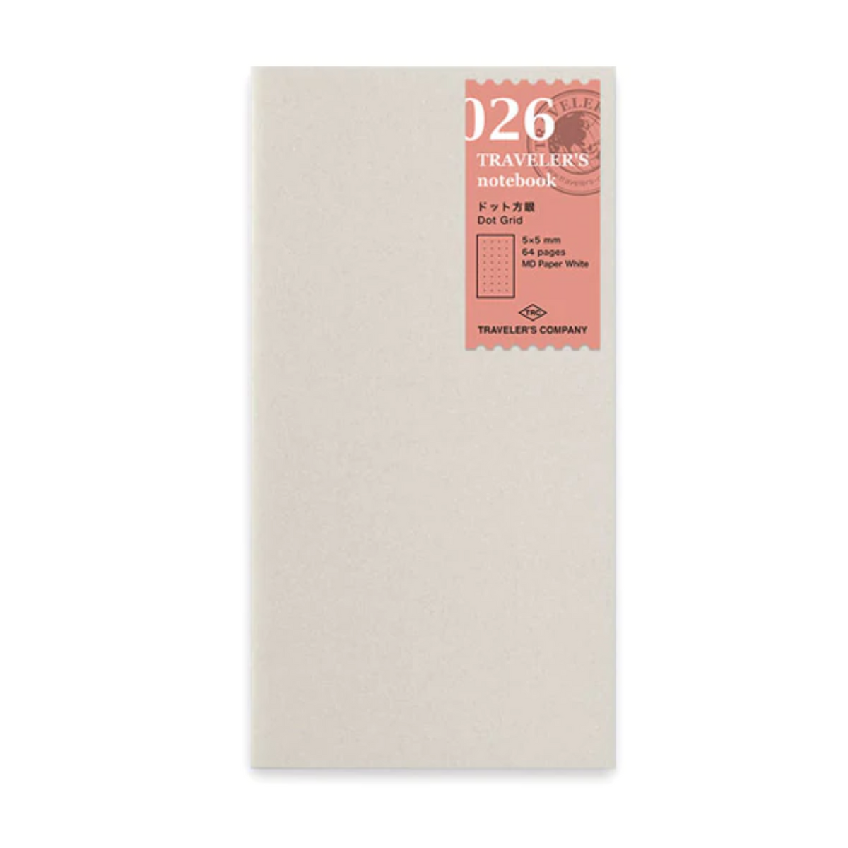 Traveler's Company Notebook Refill 026 - Dot Grid - Regular Size – IRO