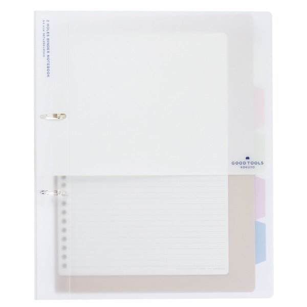 Kokuyo GOOD TOOLS Two-hole Binder Notebook - 100 Sheets capacity - A4 – IRO