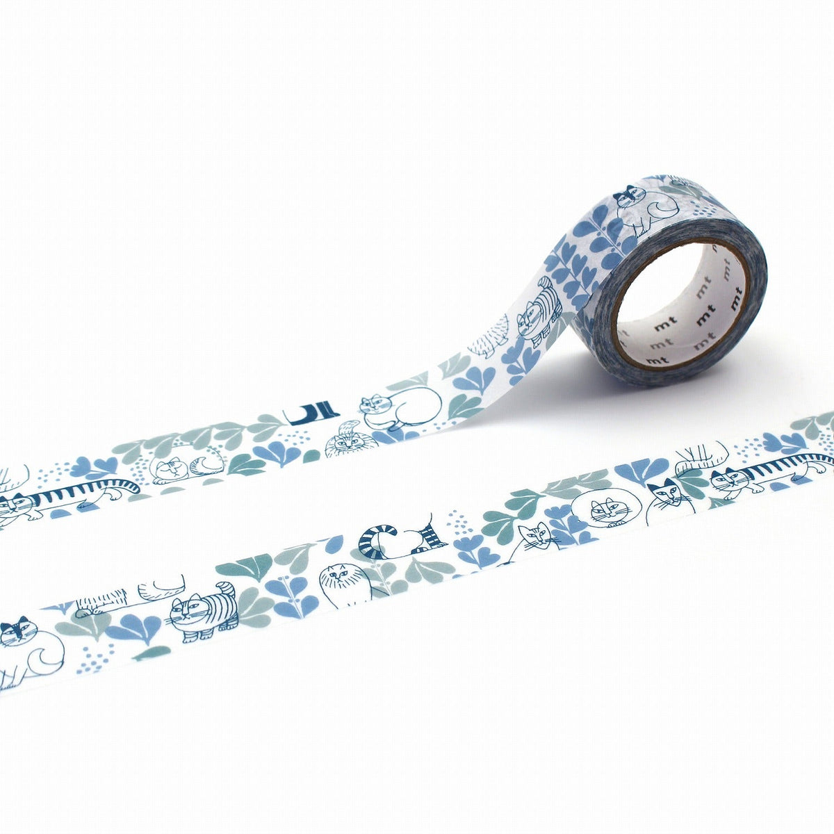 MT Masking Tape - Lisa Larson - 18 mm - Leaves and Cats – IRO